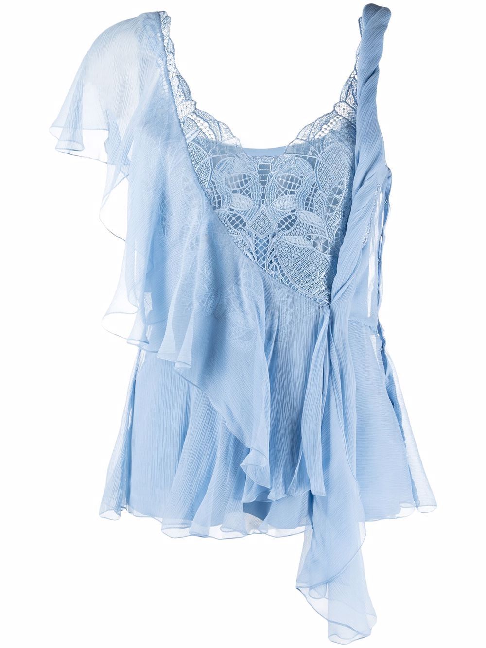 STAUD STAUD Azzurra Embellished Tulle Camisole