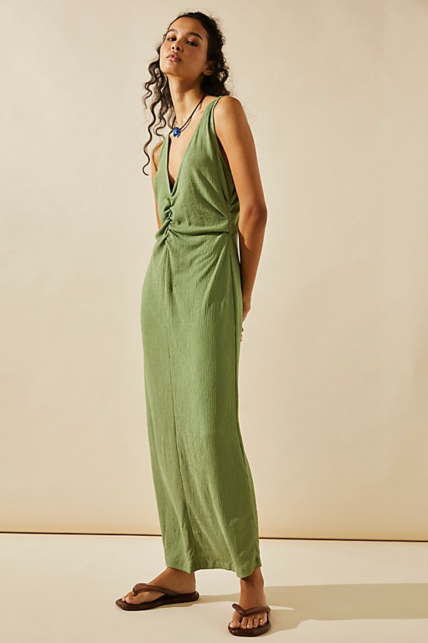 Free People Lyla Midi Dress - Smoked Pink | Editorialist
