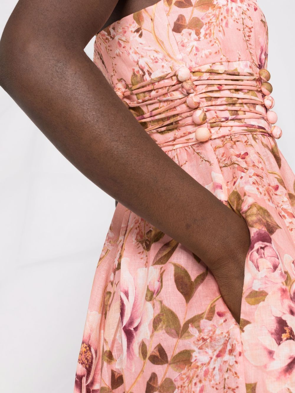 knee length dresses for ladies Zimmermann Rebellion Fitted Picnic Dress pink Size 3 / AU 14 main image 1