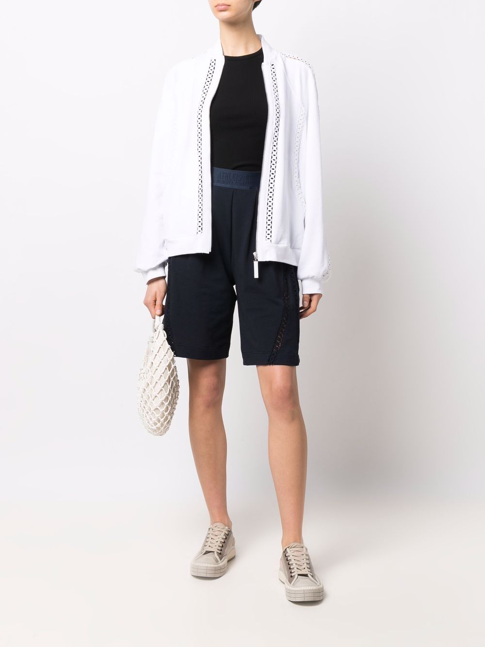 ALBERTA FERRETTI Alberta Ferretti Cotton Cut-Out Detail Shorts