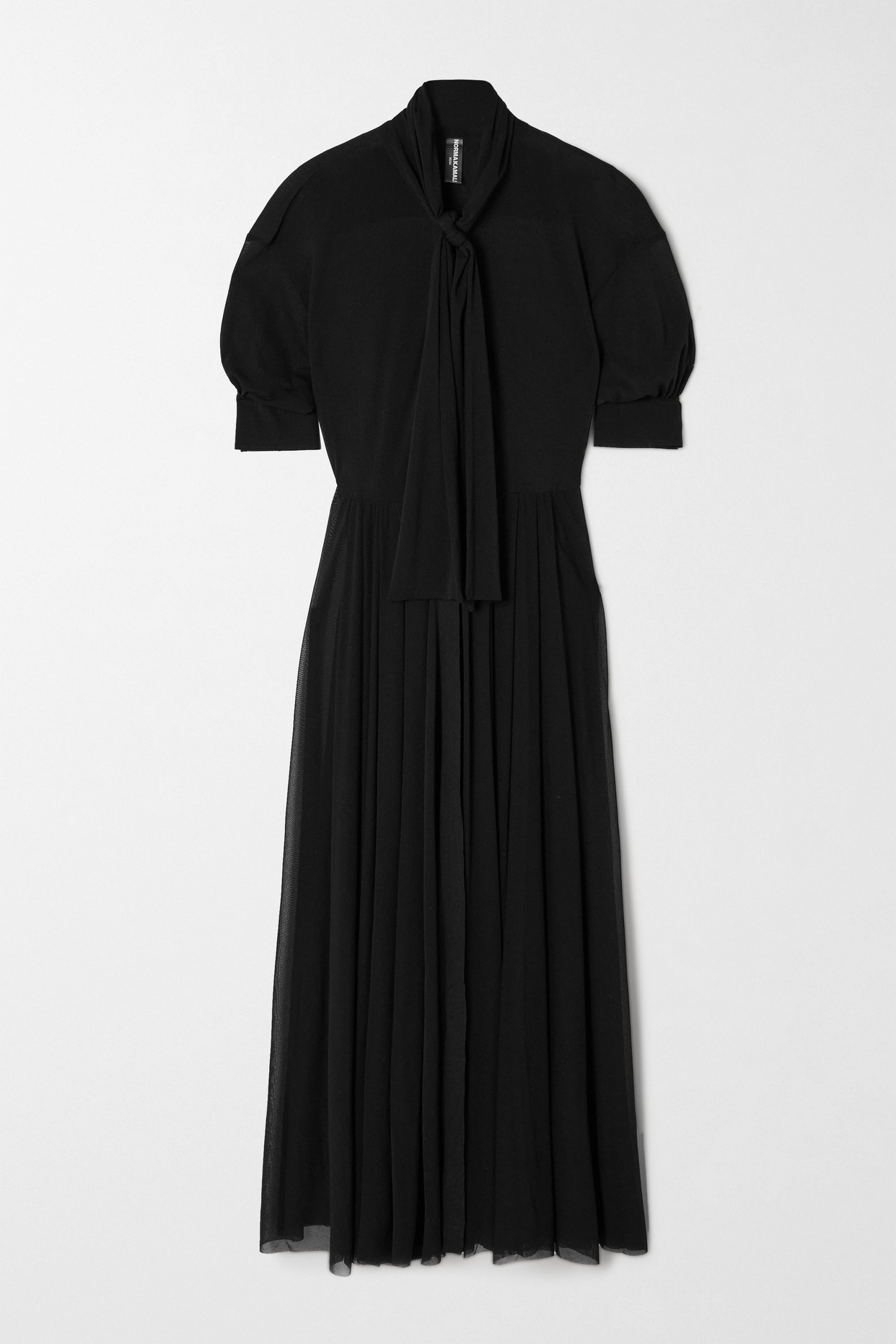 norma kamali pleated gauze shirt dress Norma Kamali Pleated Gauze Shirt Dress In Black - 70% Off