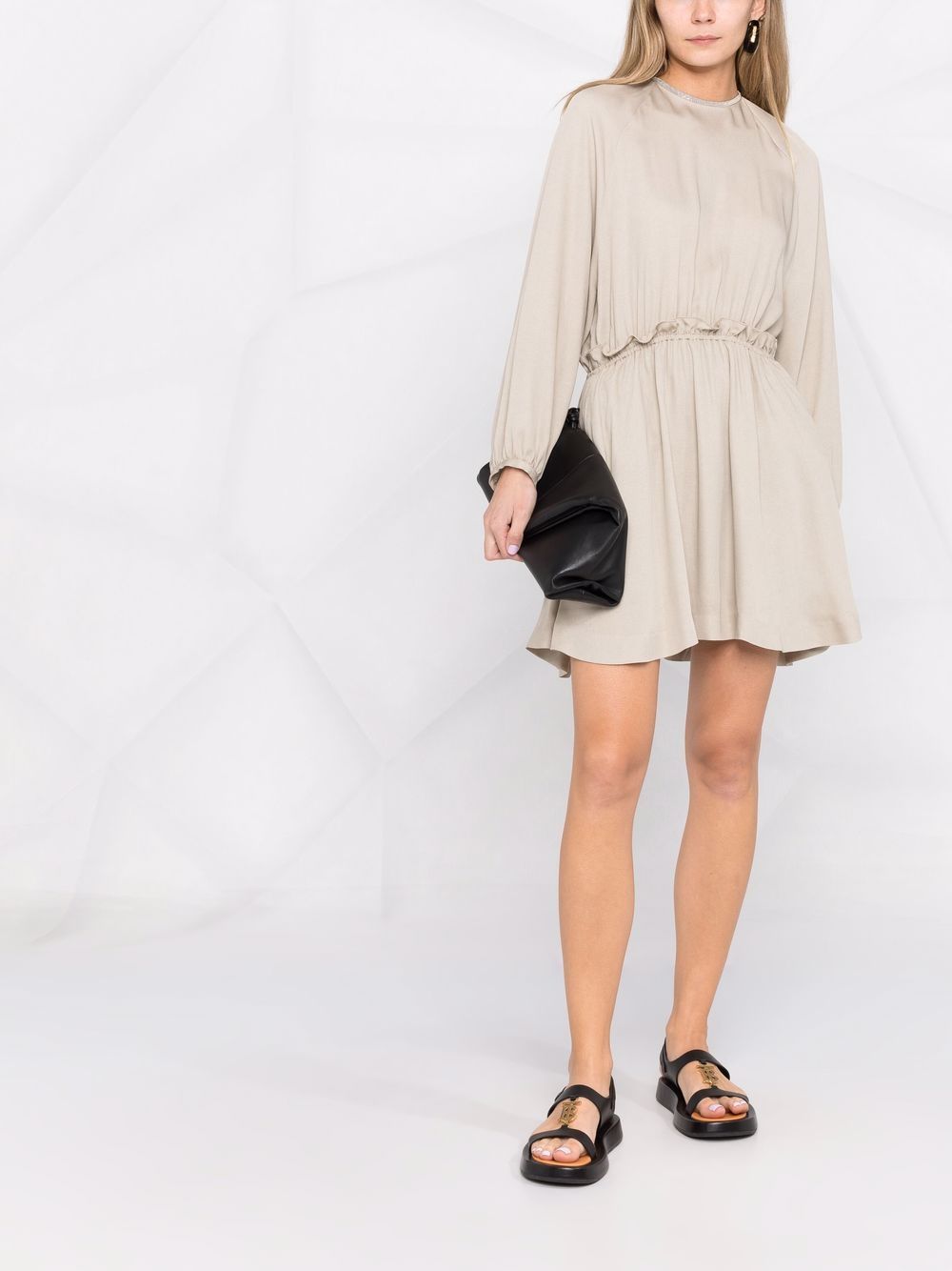 FABIANA FILIPPI Fabiana Filippi Gathered-Waist Mini Dress