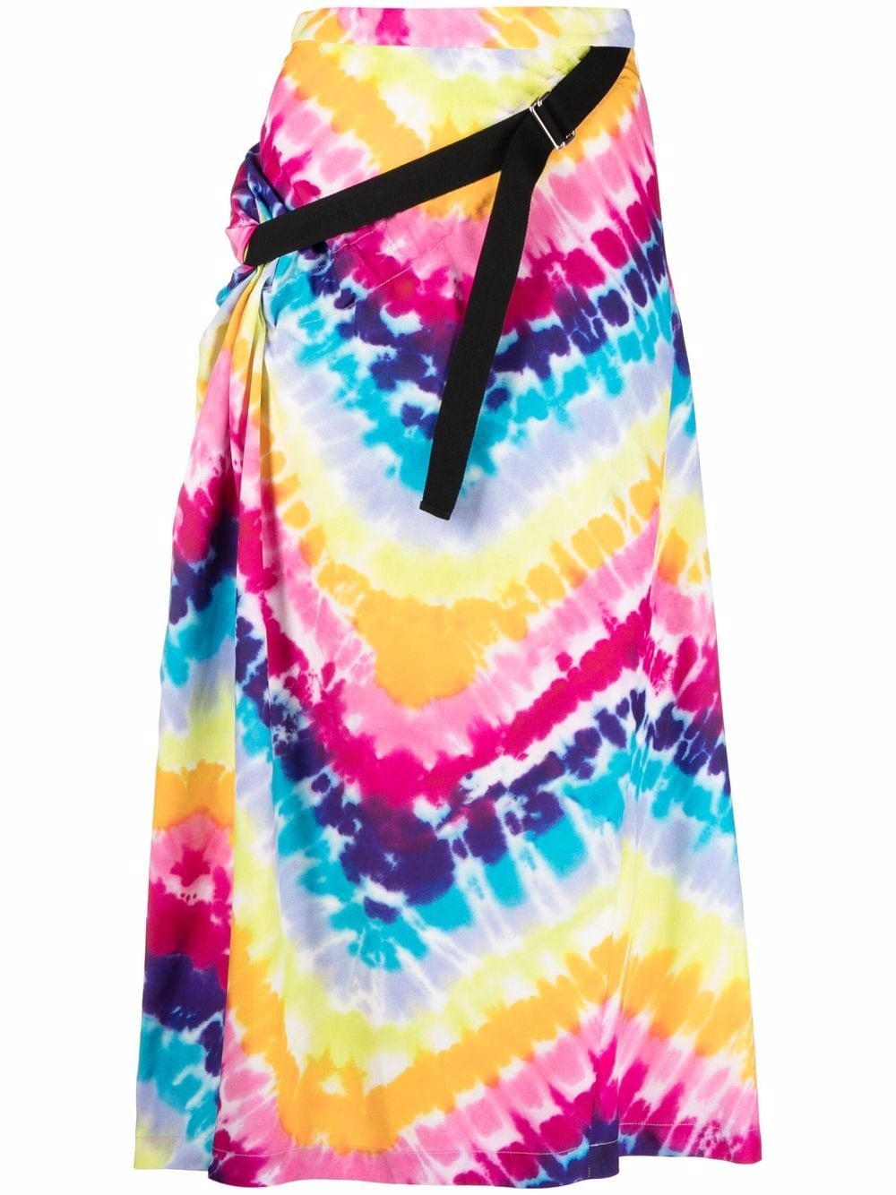 KENZO Kenzo Tie-Dye Wrap Midi Skirt