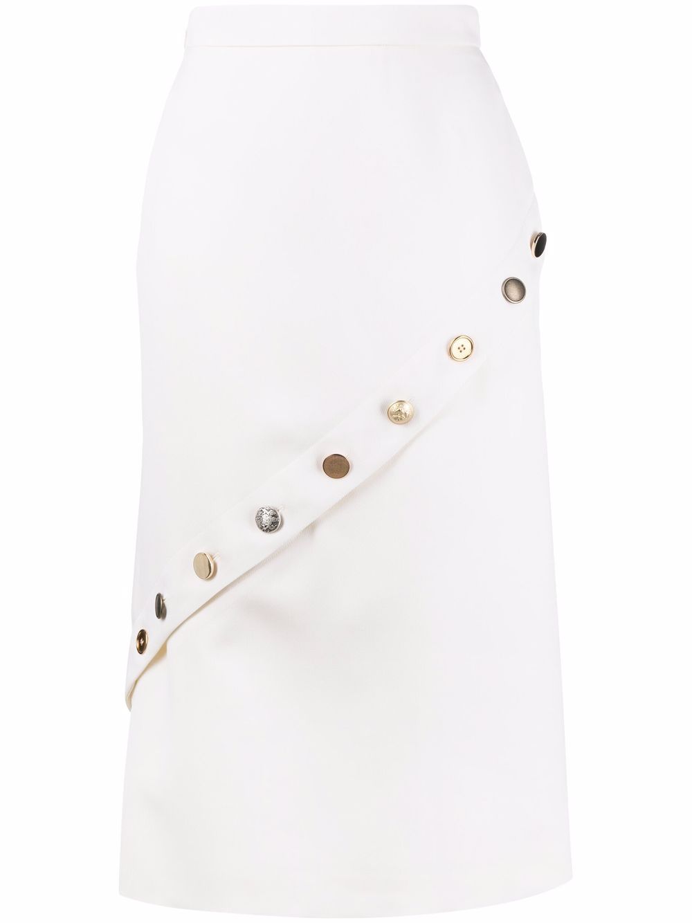 ALEXANDER MCQUEEN Alexander McQueen High-Waisted Asymmetric-Hem Skirt