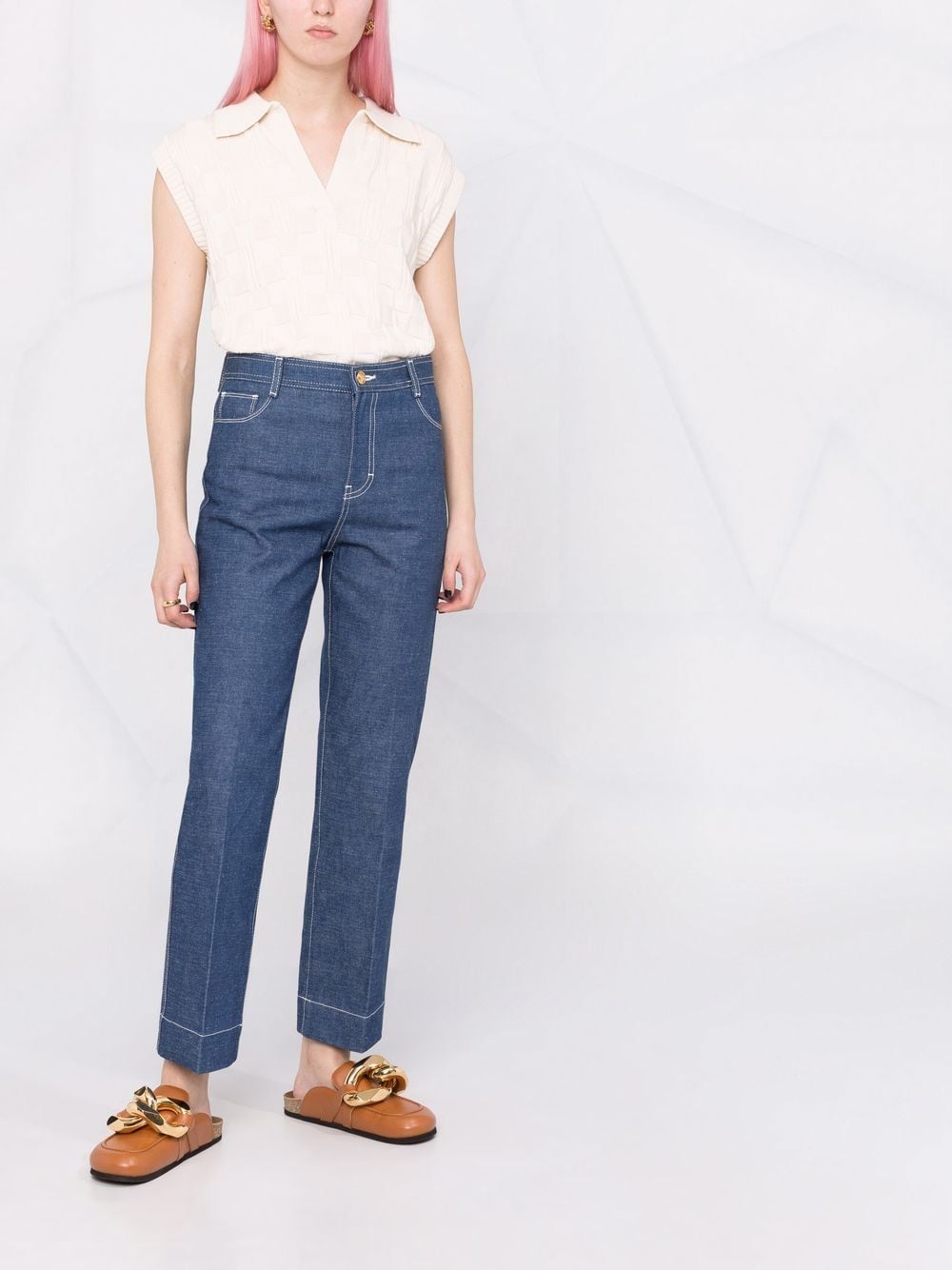 TORY BURCH Tory Burch Straight-Leg Denim Jeans