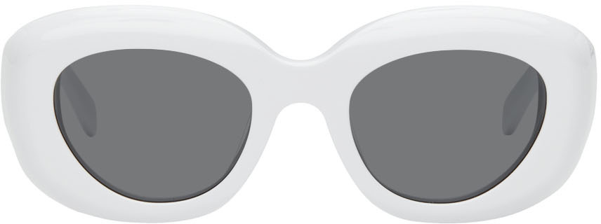 Bonnie Clyde White Portal Sunglasses In White-Black - 24  display picture 1