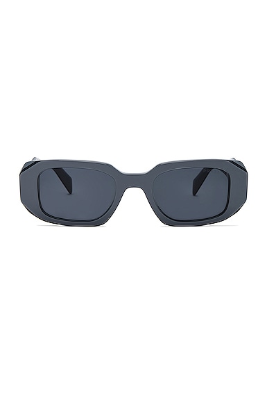 Prada Scultoreo Narrow Sunglasses - Grey | Editorialist display picture 1