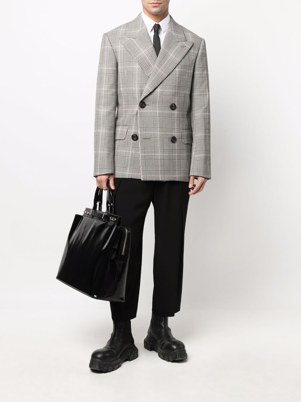BALMAIN Balmain Side Folded Cropped Trousers