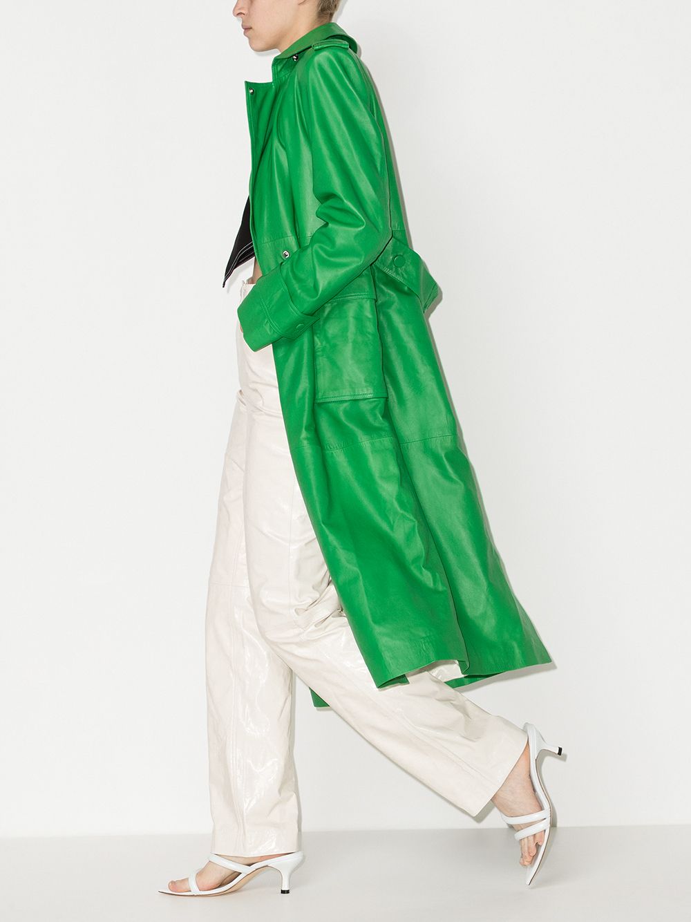 REMAIN BIRGER CHRISTENSEN Lynn Leather Straight-Leg Trousers