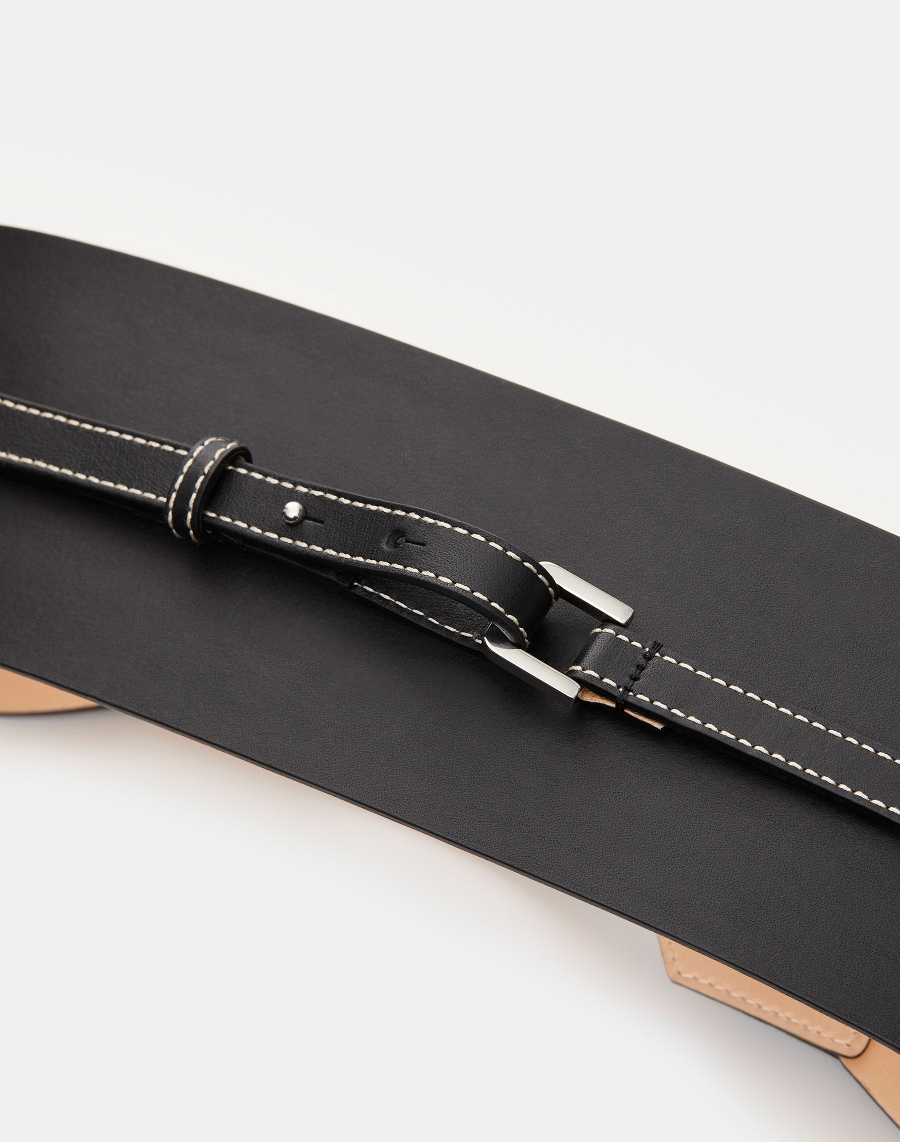 NEW NWT LAFAYETTE 148 NEW YORK VACHETTA LEATHER OBI BELT Vachetta Leather Double Wrap Belt | Lafayette 148 New York main image 4