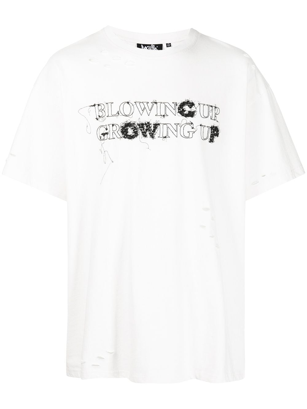 HACULLA. blowing up growing up stretch-cotton t-shirt