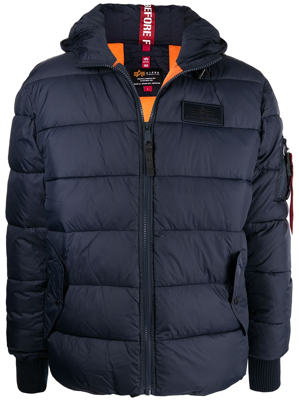 ALPHA INDUSTRIES Padded Logo Jacket