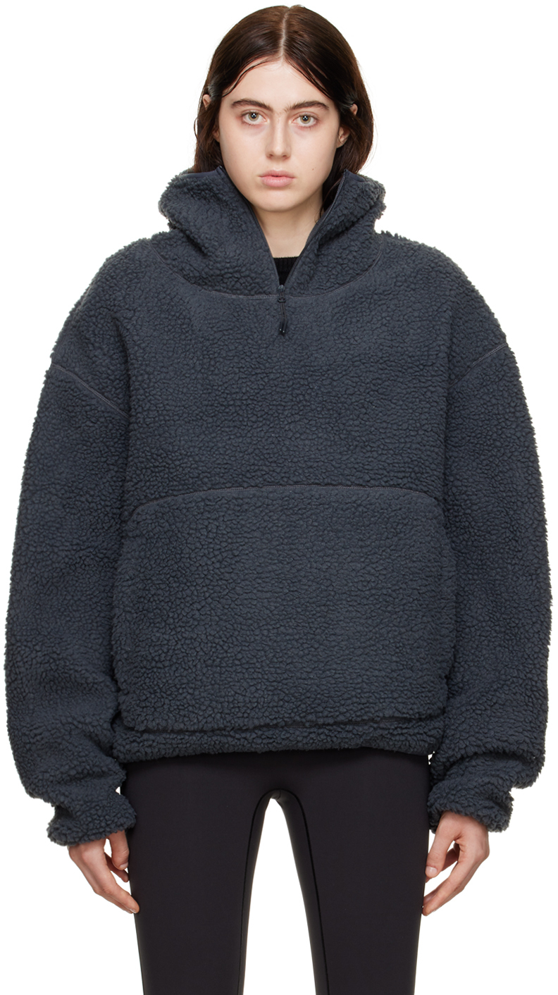 Entire Studios Gray Fluffy Hoodie In Dune - 51% Off Entire Studios Gray Fluffy Hoodie In Dune - 51% Off