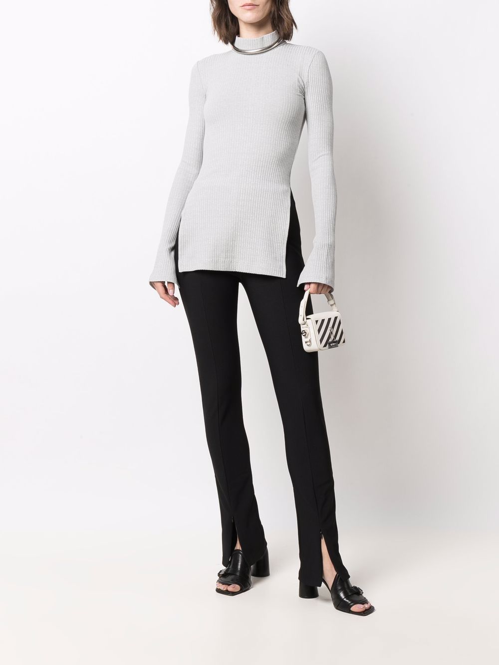 HELMUT LANG Helmut Lang Ribbed Knit Long-Sleeve Top