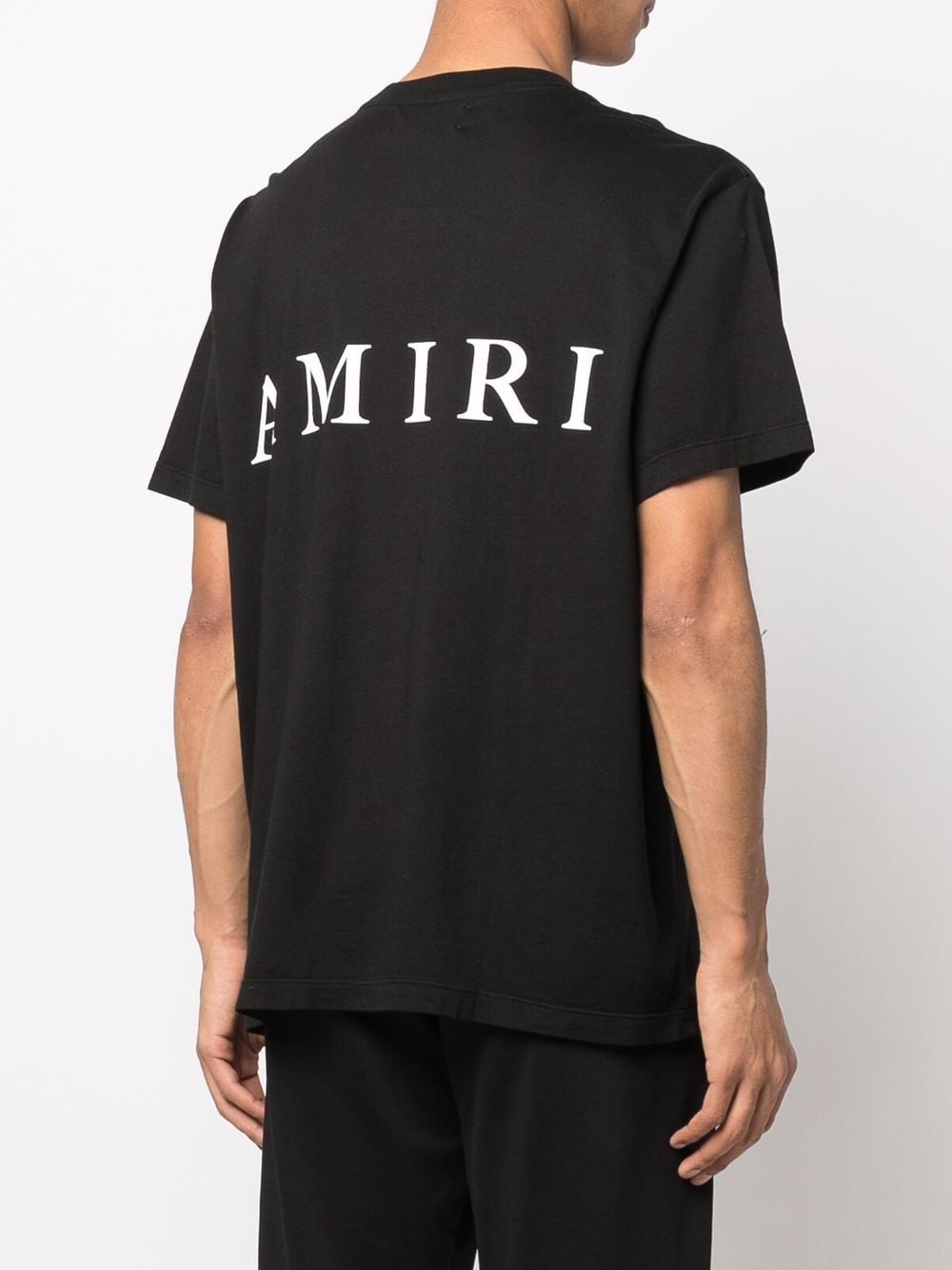 Amiri Logo-Print T-Shirt - Black | Editorialist