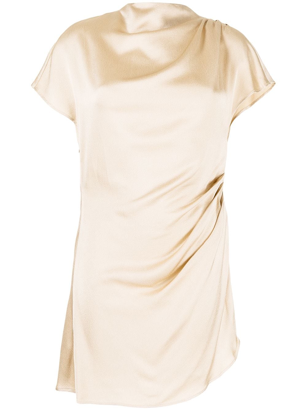 Anna Quan Macey Short-sleeved Dress - Neutrals | Editorialist