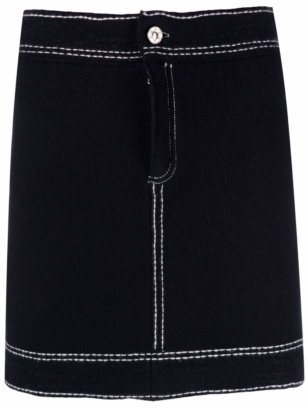 BARRIE Ribbed Detailing Top