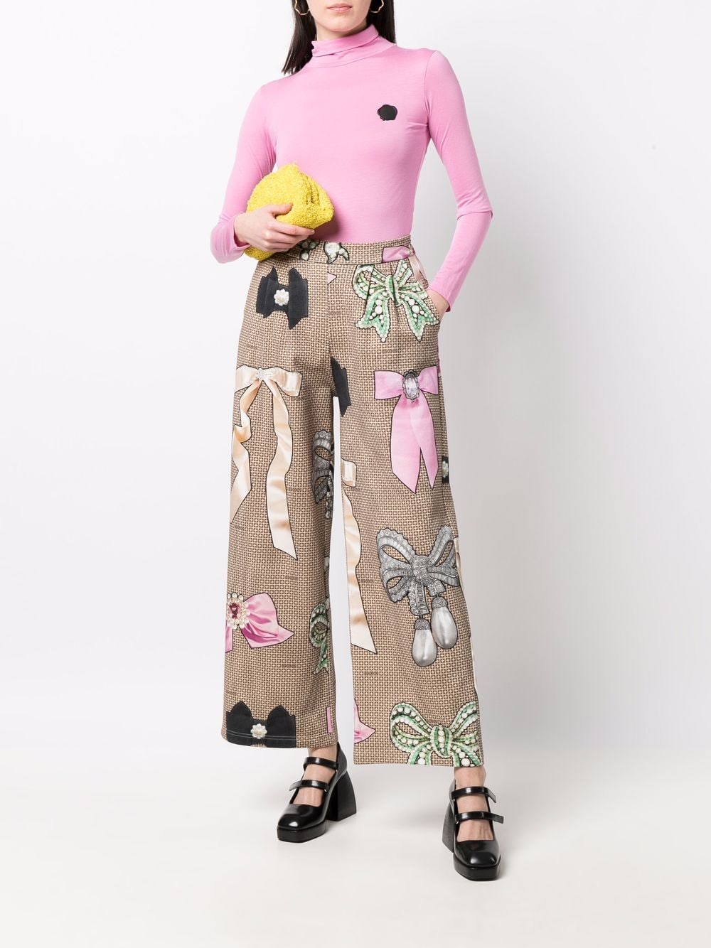 VIKTOR & ROLF Viktor & Rolf Signature Seal Turtleneck Top