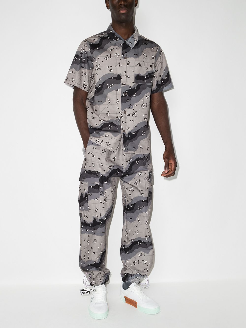 BILLIONAIRE BOYS CLUB Billionaire Boys Club Camouflage-Print Cargo Trousers