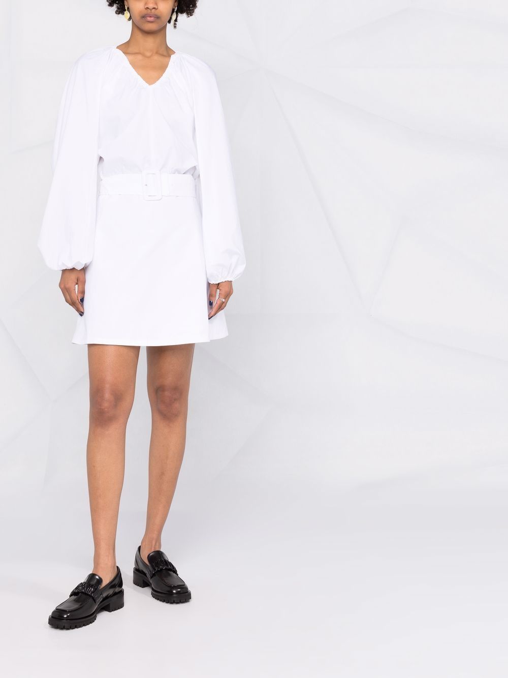 PATOU Patou Oversized Collar Cotton Dress