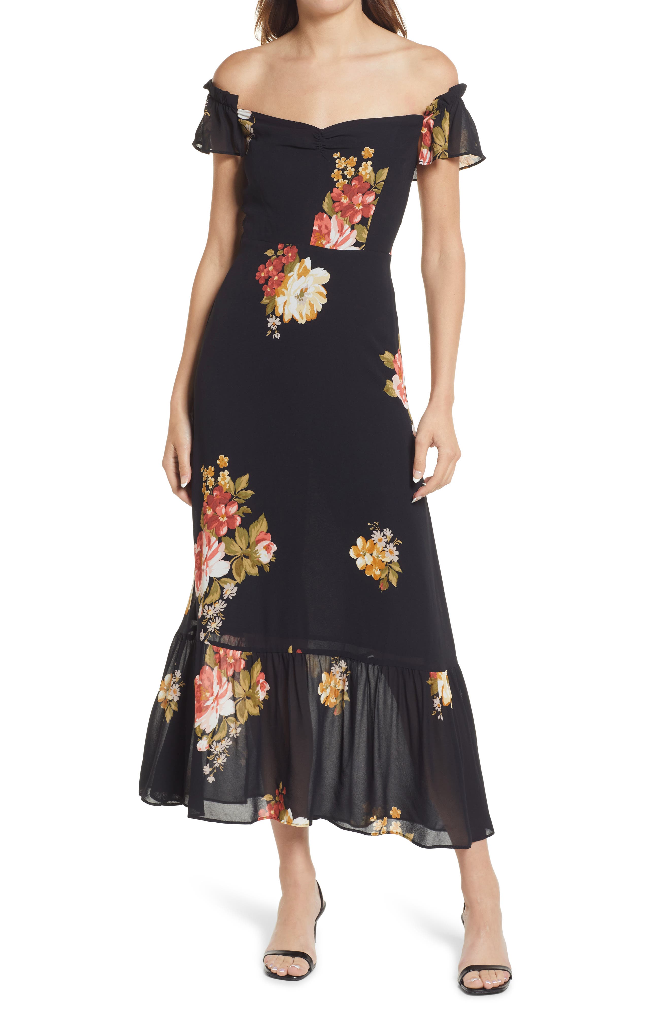 butterfly midi dress reformation Reformation Butterfly Dress Ivory by Reformation