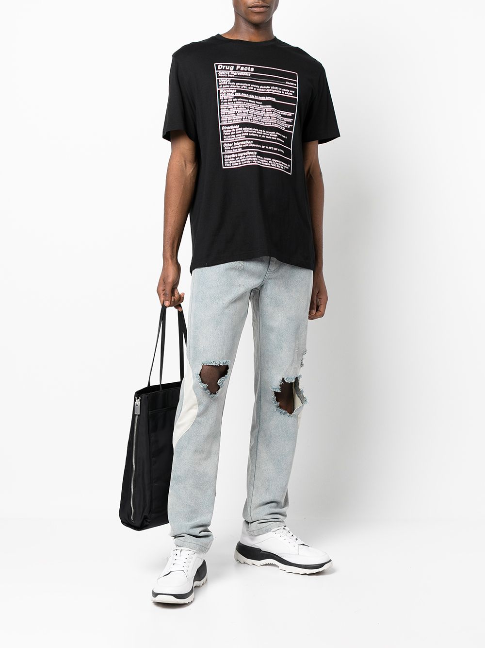 MOSTLY HEARD RARELY SEEN graphic-print stretch-cotton t-shirt