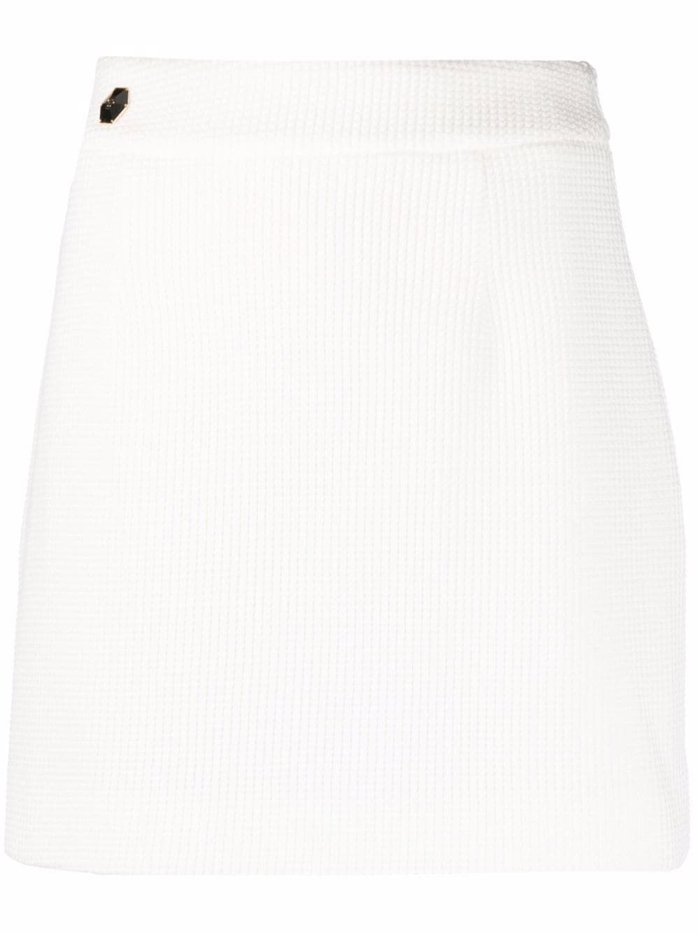 PHILIPP PLEIN Philipp Plein Logo-Plaque Detail Mini Skirt