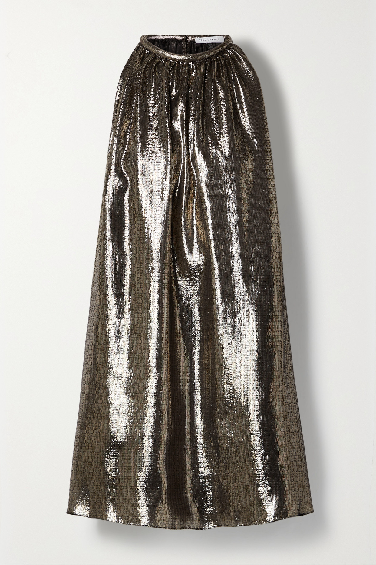 bella freud gold dress Bella Freud V-Neck Long Dress - Yellow Dresses, Clothing - WYQ22180