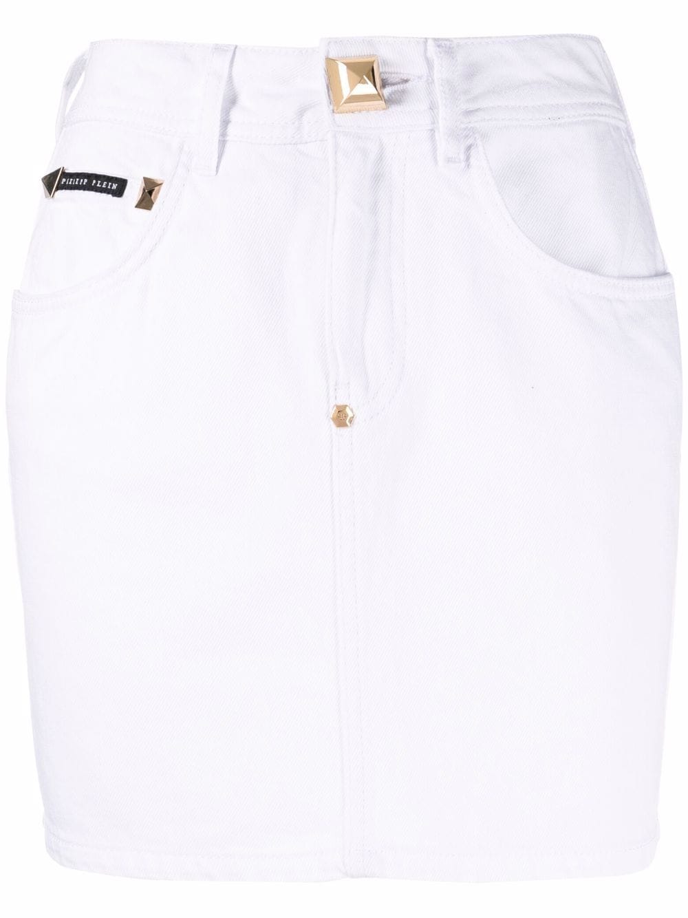PHILIPP PLEIN Philipp Plein Denim Mini Skirt