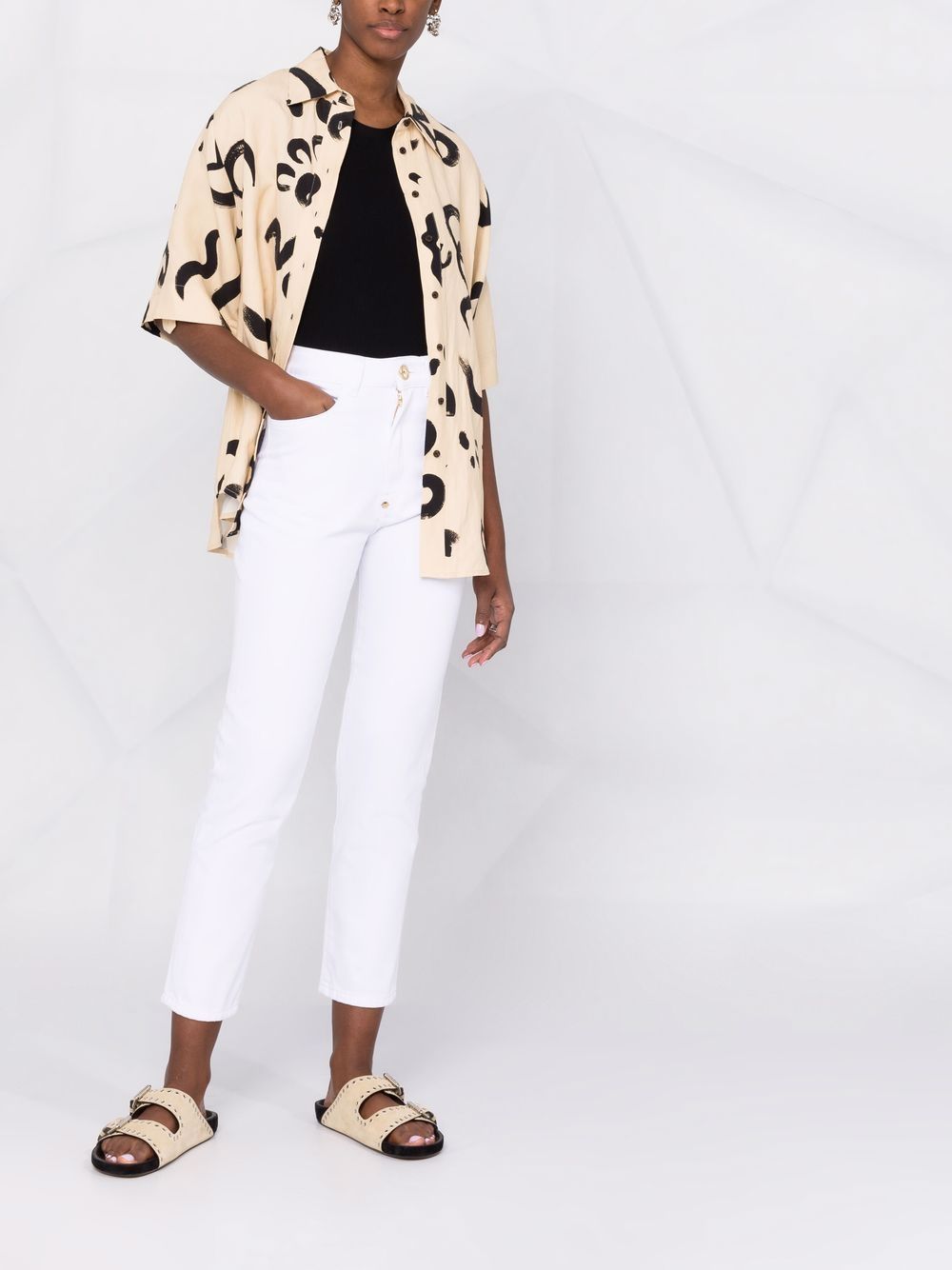 PHILIPP PLEIN Philipp Plein Boyfriend Cropped Jeans
