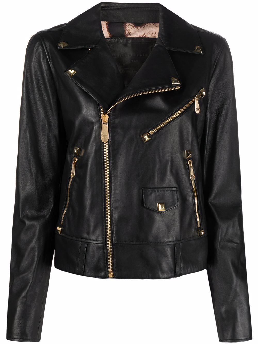 PHILIPP PLEIN Philipp Plein Studded Biker Jacket