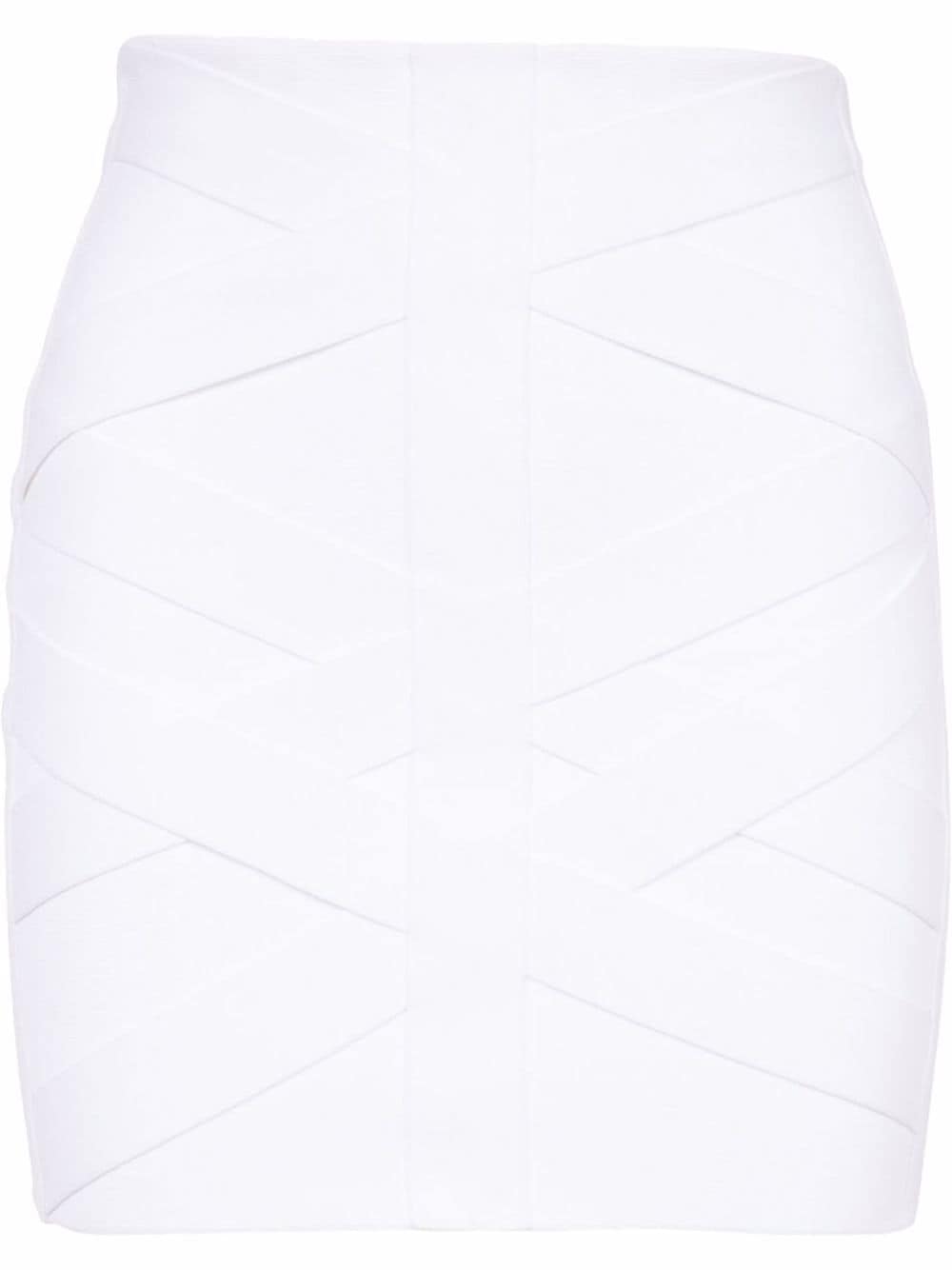 BALMAIN Balmain High-Waisted Panelled Mini Skirt