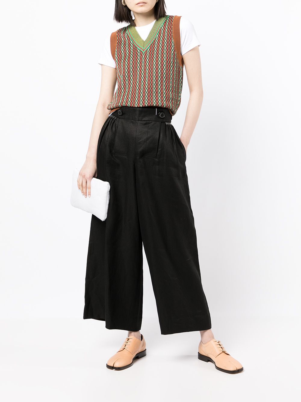 MAISON MARGIELA Maison Margiela Button-Fastening Waist Trousers