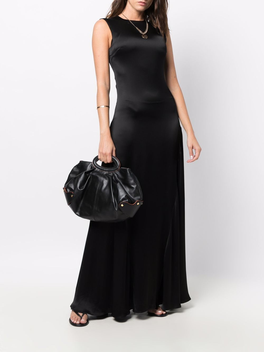 AMI AMI Paris Side-Panel Maxi Dress
