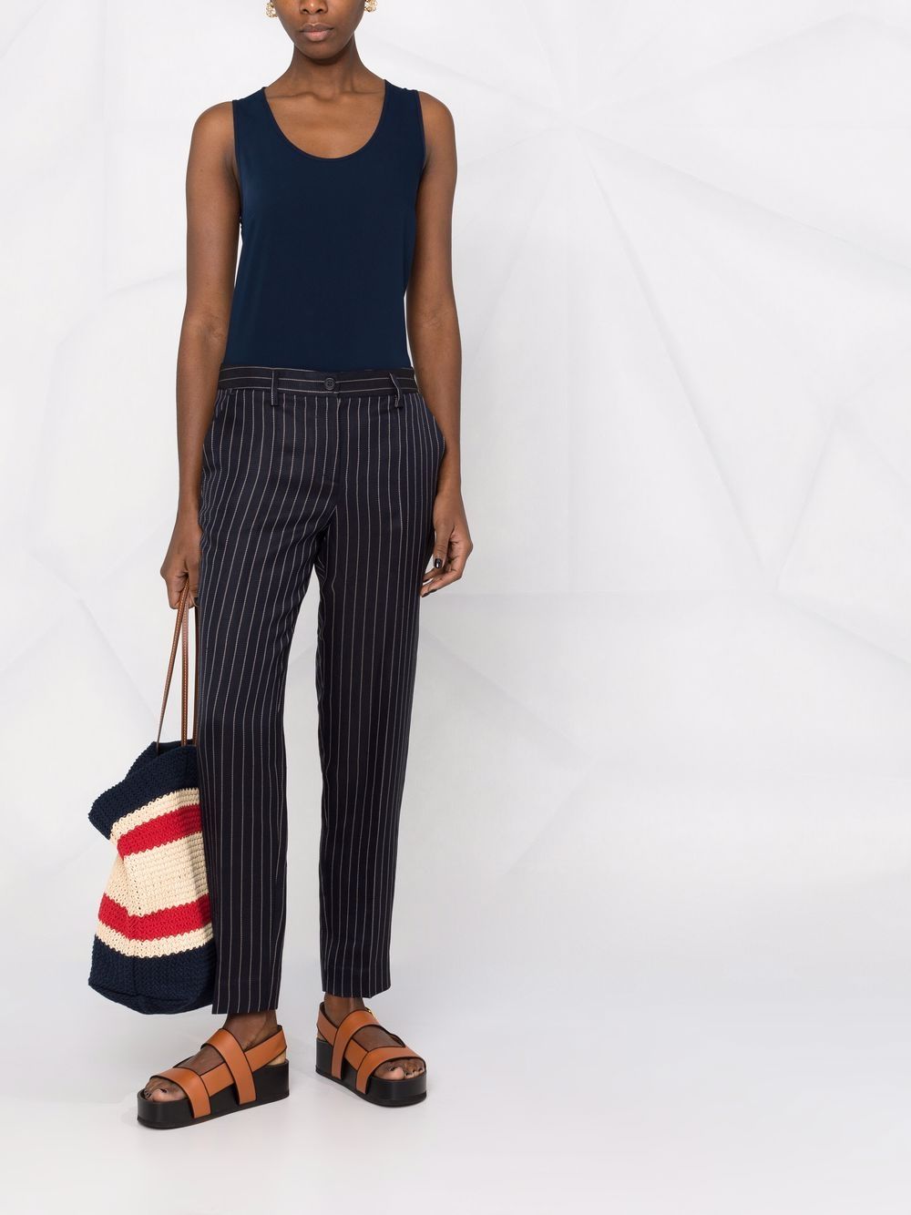 P.A.R.O.S.H P.A.R.O.S.H. Scoop-Neck Sleeveless Blouse