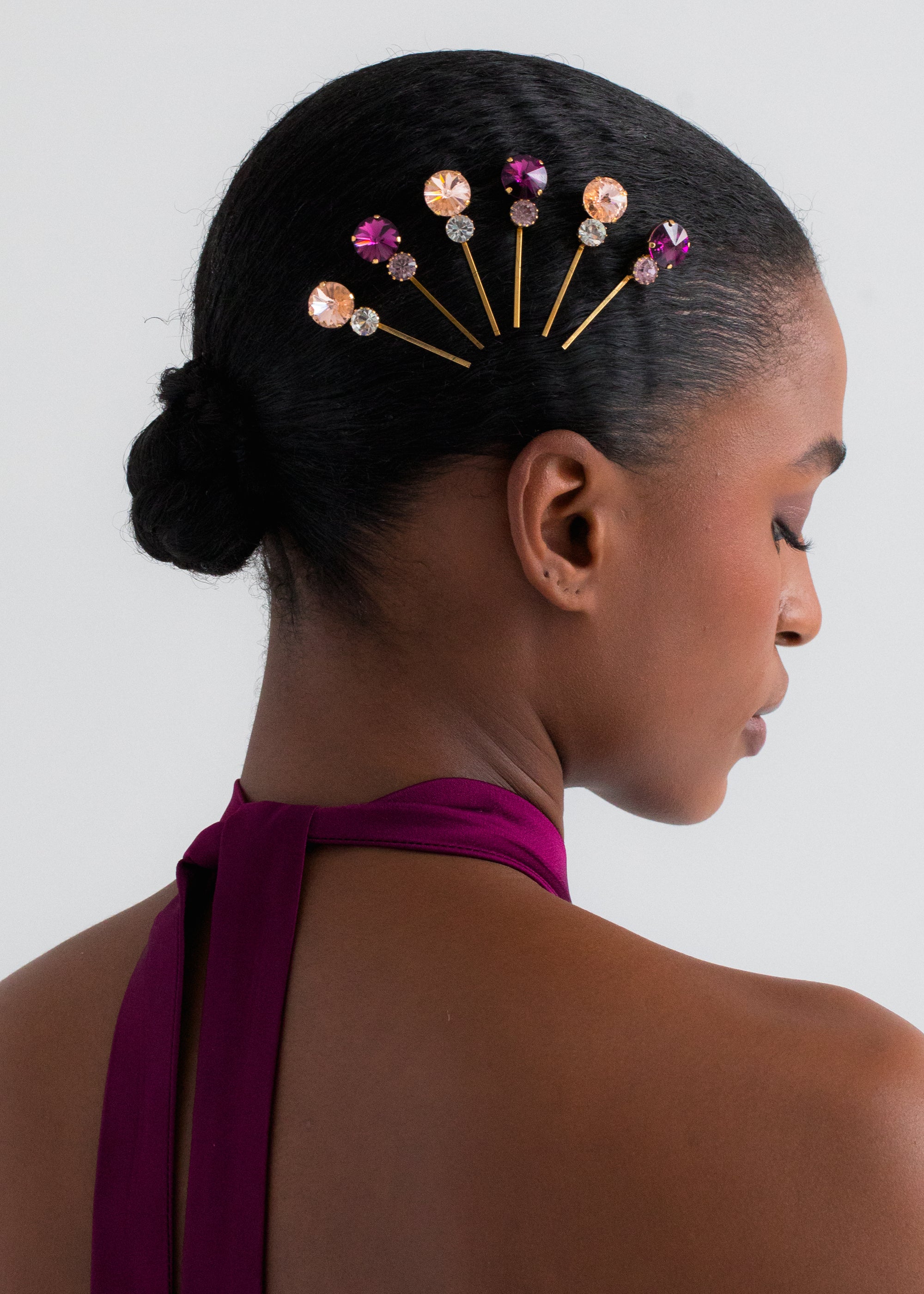 NEW JENNIFER BEHR women\'s myrla bobby hair pin in fern Effie Hairpin -- Gold – Jennifer Behr LLC main image 2