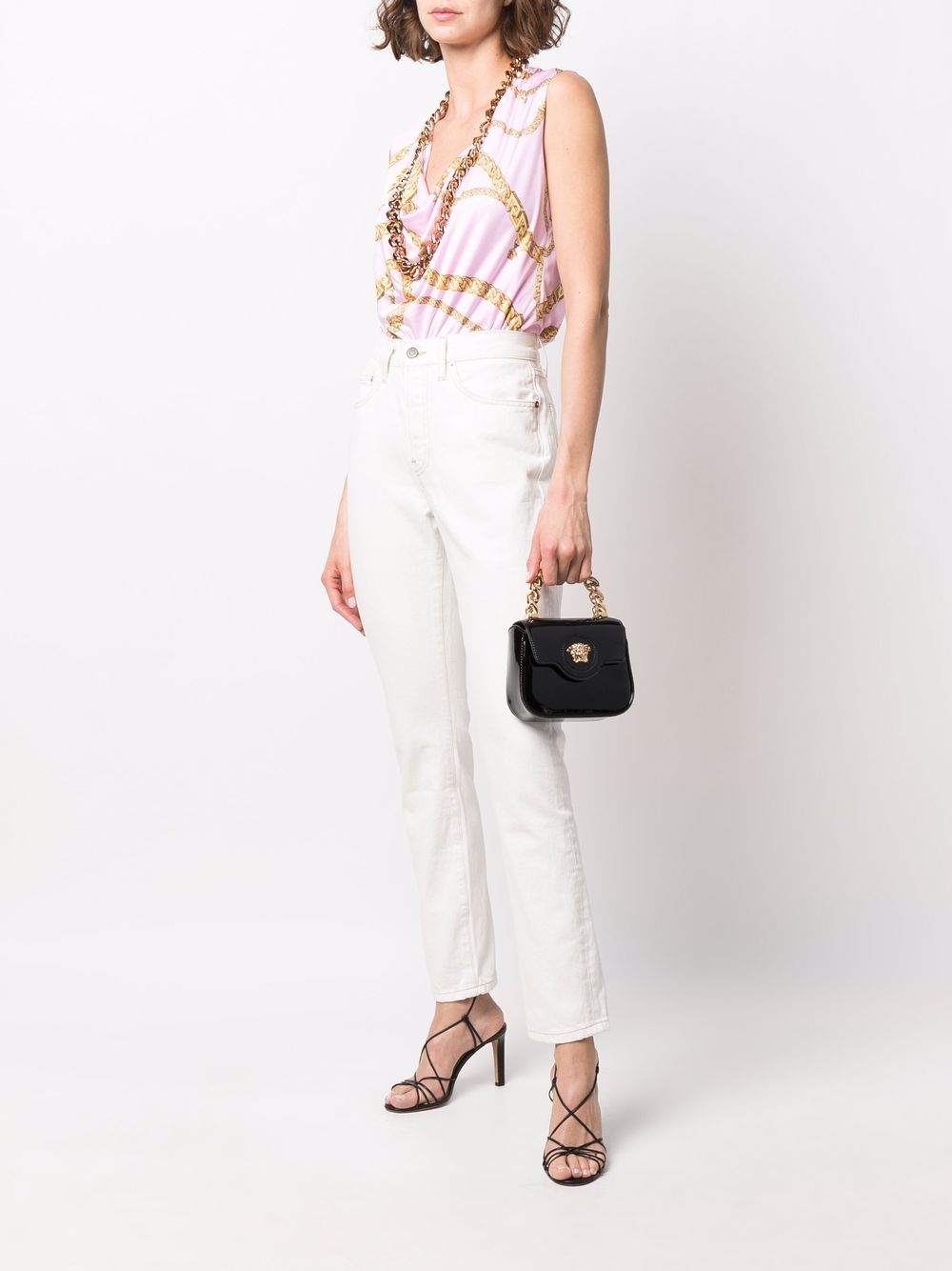 VERSACE La Medusa Patent Mini Bag