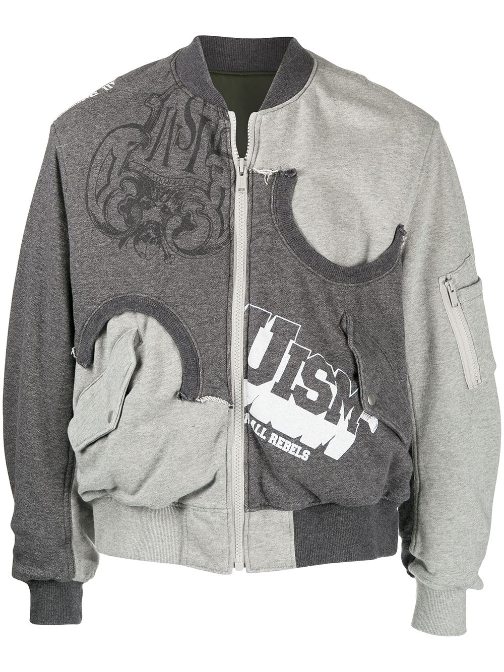 UNDERCOVERISM Undercoverism Reversible Logo-Print Bomber Jacket