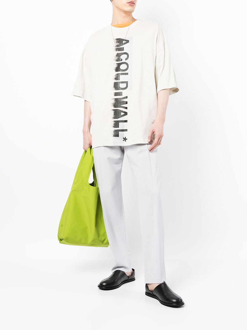A-COLD-WALL* blurred logo-print t-shirt