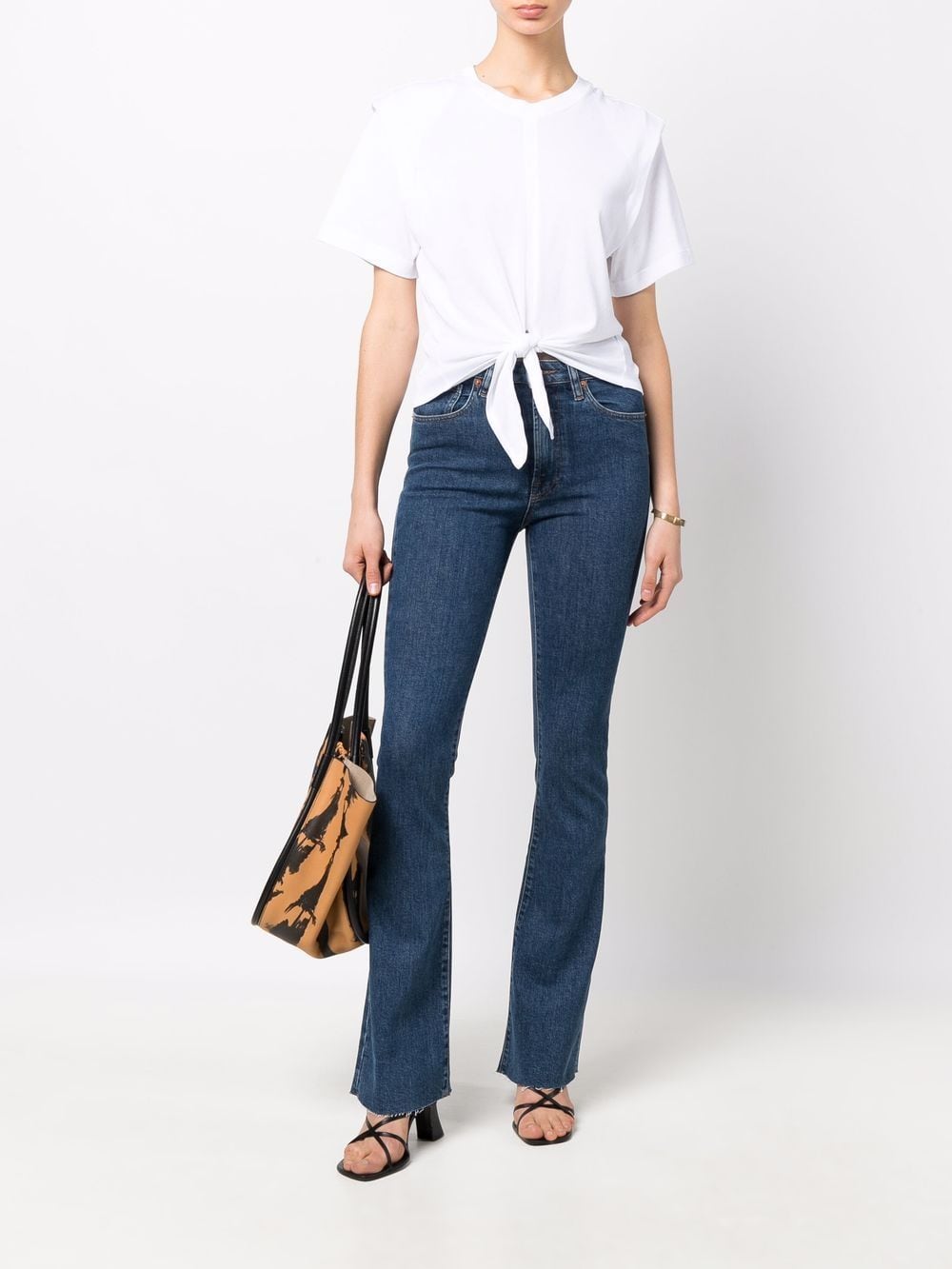3X1 3x1 Farrah Mid-Rise Flared Jeans