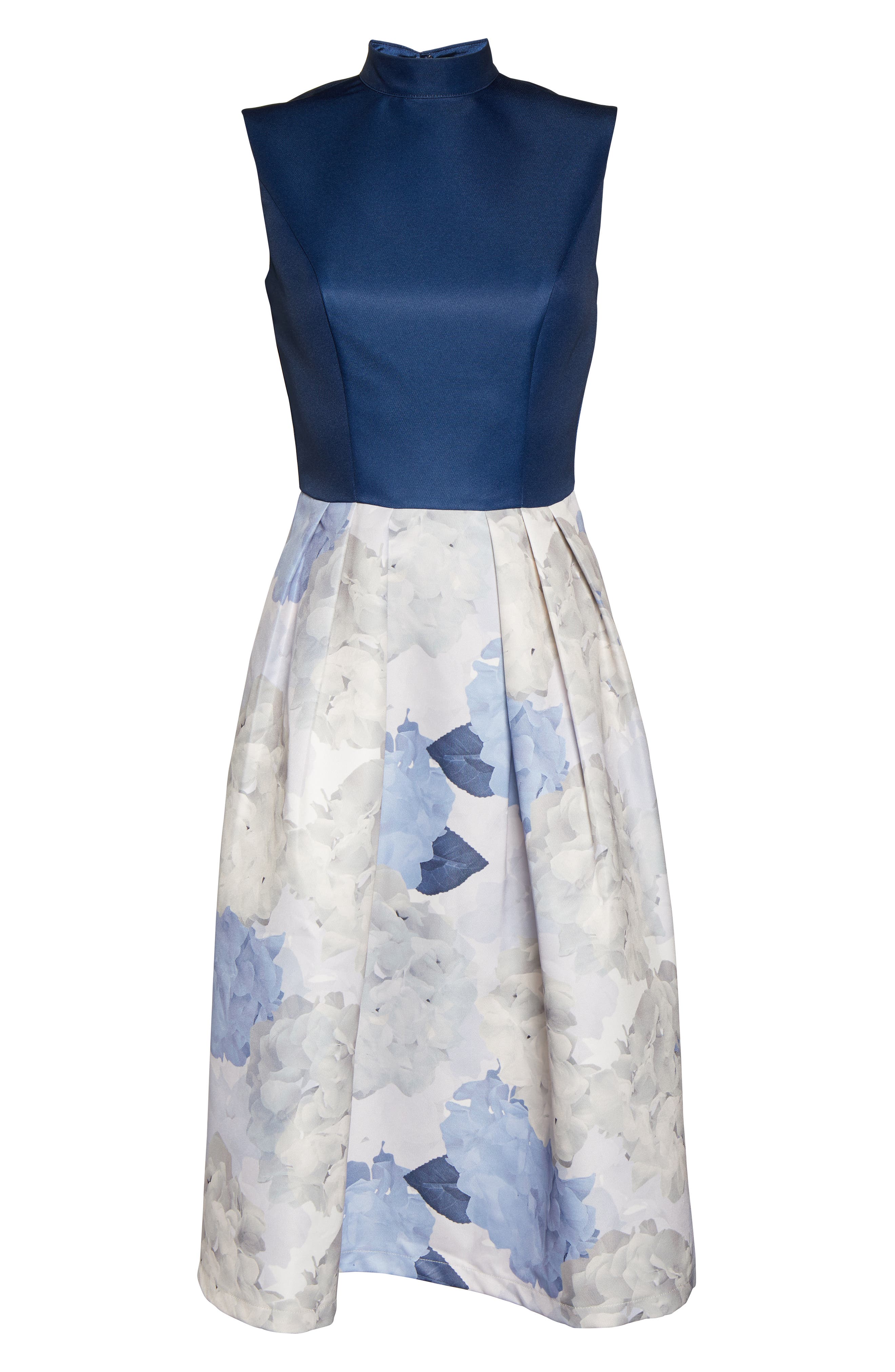 chi chi blue floral dress Blue Flower Dress