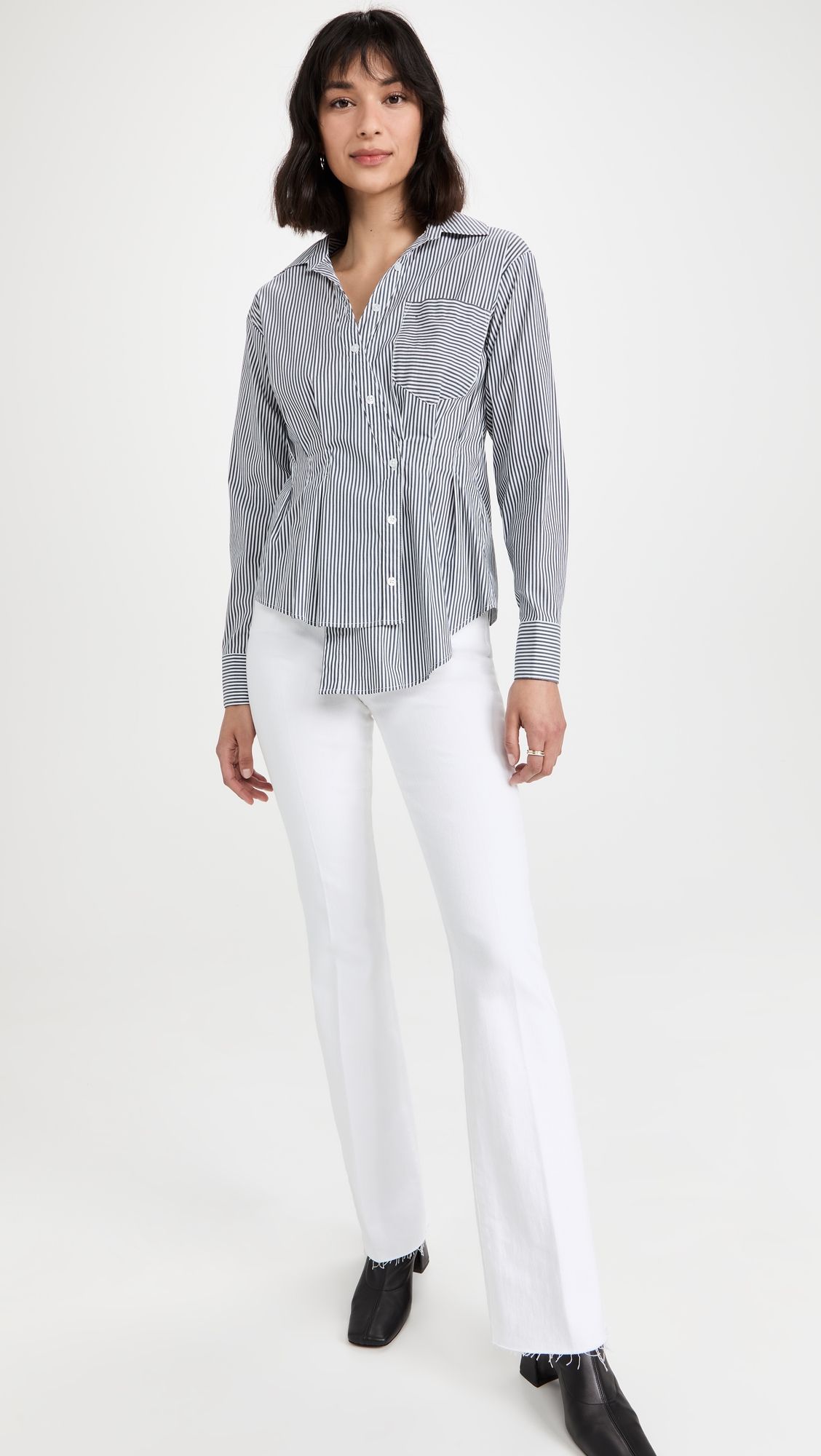 L'AGENCE L'AGENCE Ruth Straight Raw Hem Jeans