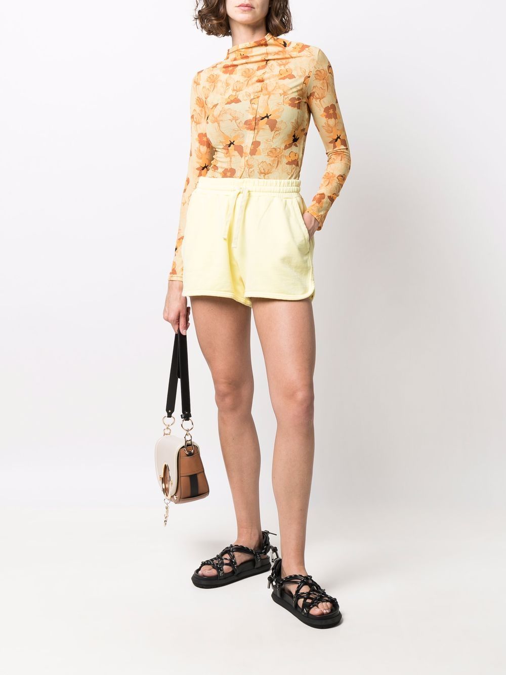RED VALENTINO Drawstring-Waist Track Shorts