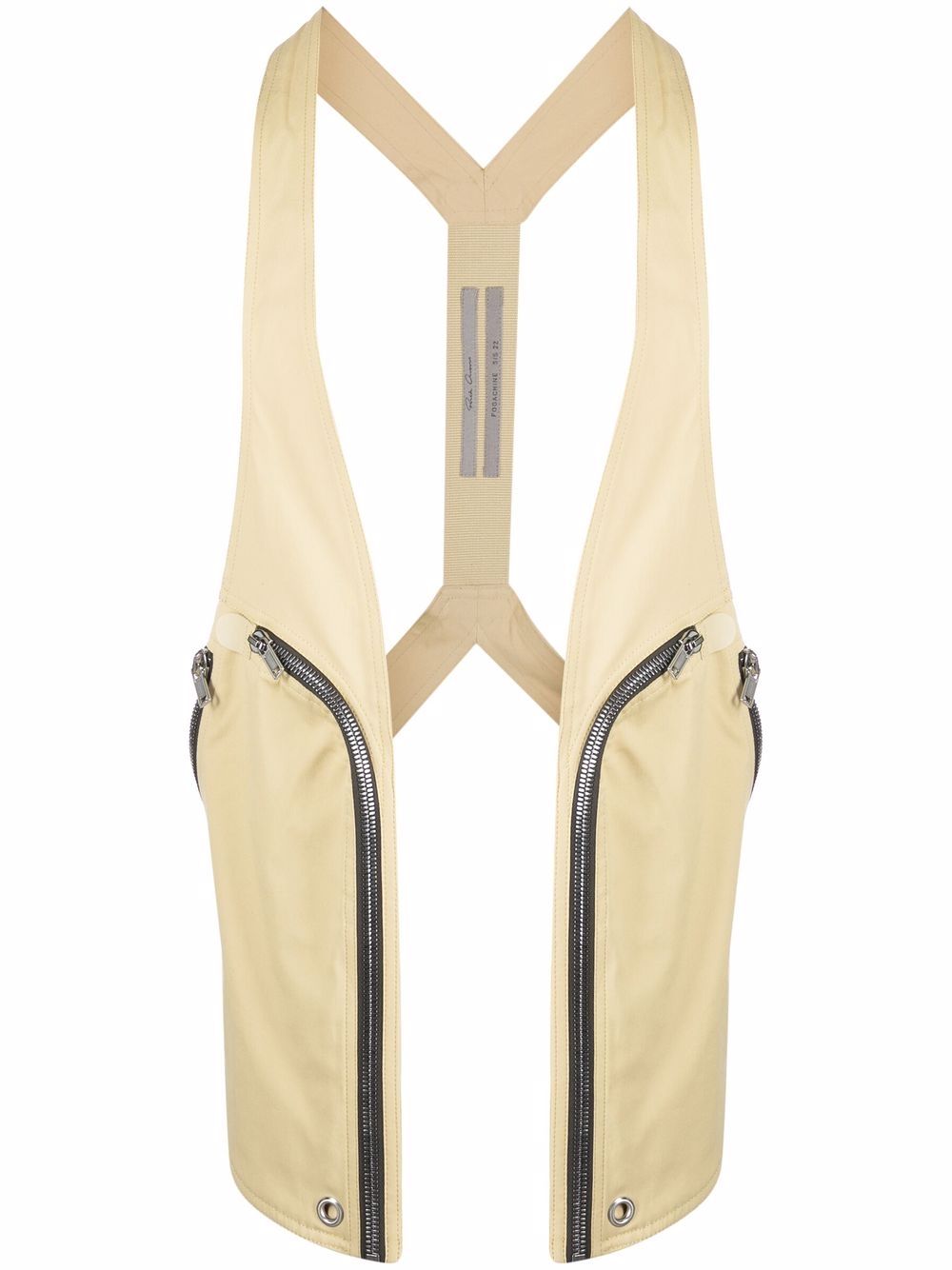 Rick Owens Bauhaus Leather Vest In Yellow - 59% Off | Editorialist