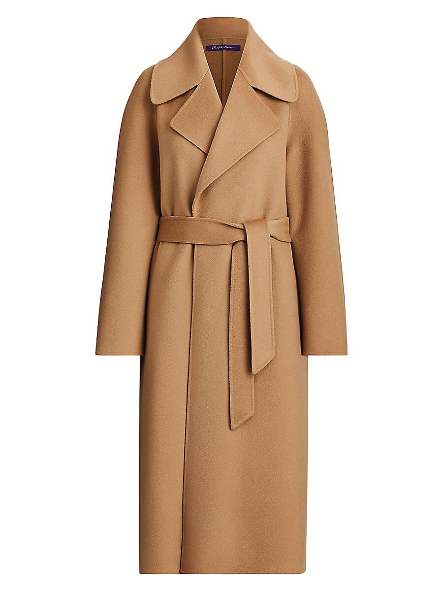 Luxe Knit Coat in Camel main image 1