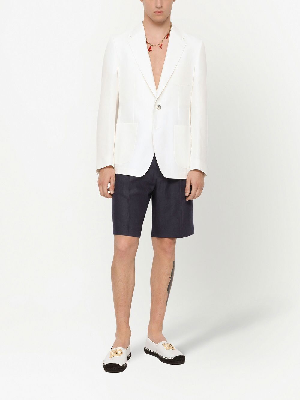DOLCE & GABBANA Tailored Linen Shorts