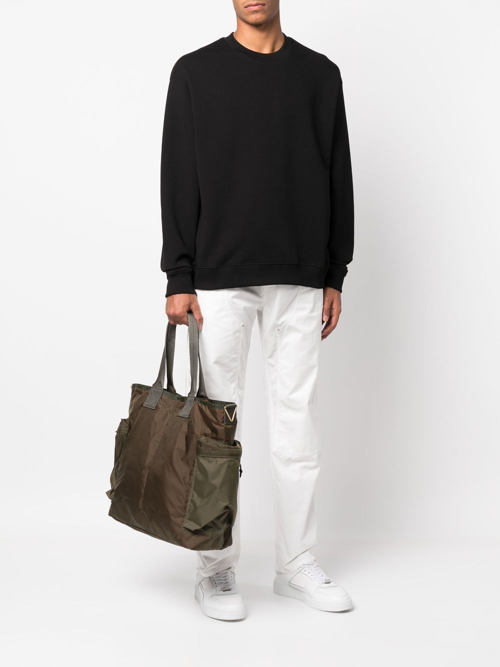 PORTER-YOSHIDA & CO Logo-Patch Tote Bag