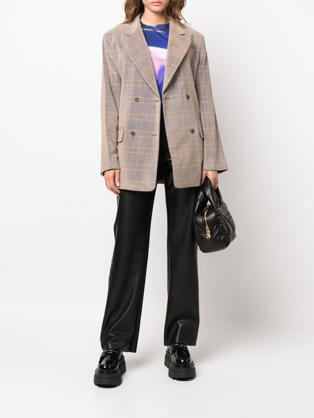 ALEXANDER MCQUEEN MCQ Check Print Blazer