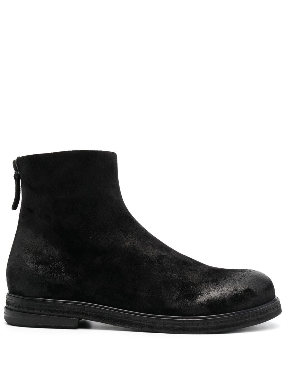 MarsèLl Zucca Zeppa Suede Ankle Boots - Black - 48% Off  display picture 1