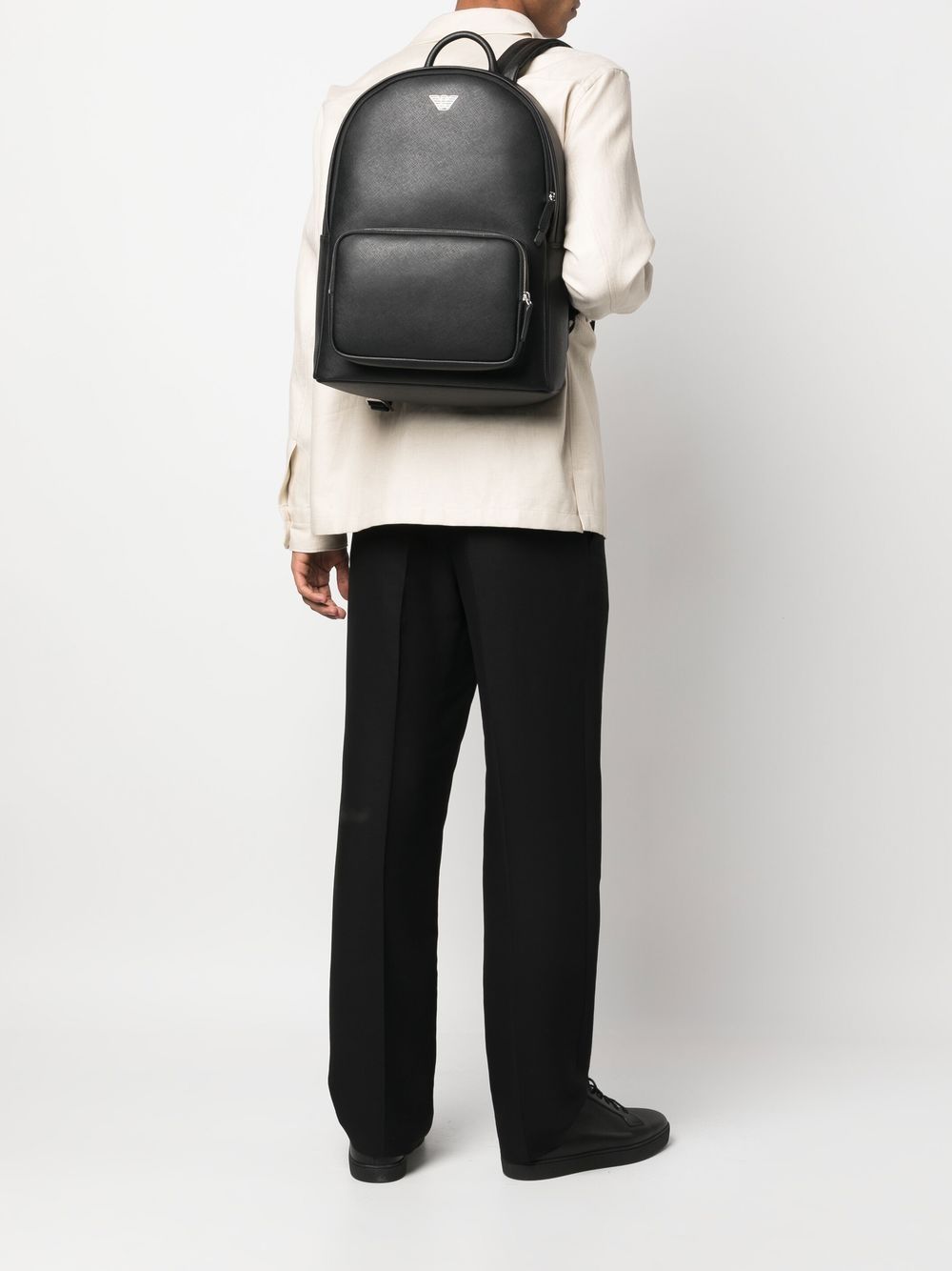 armani backpack leather Emporio Armani